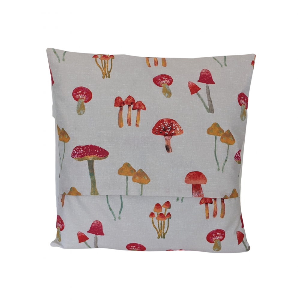 Garden Gnome Toadstool Cushion Cover 16" - Simply Divine Things