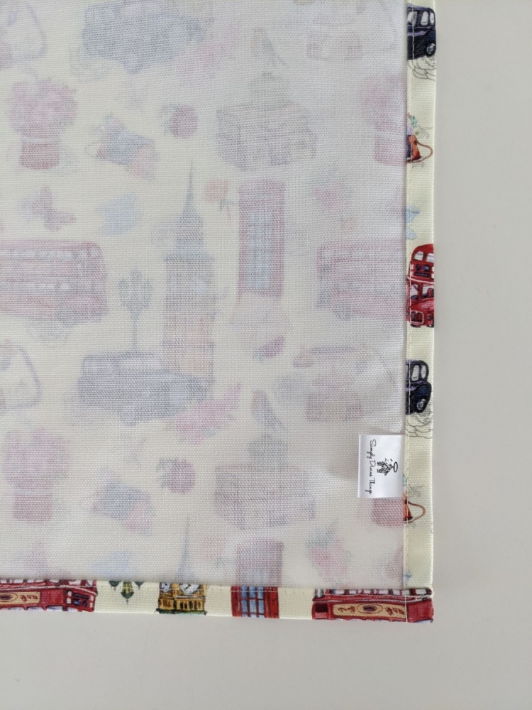 London Themed British Jubilee Tea Towel Yellow - Simply Divine Things