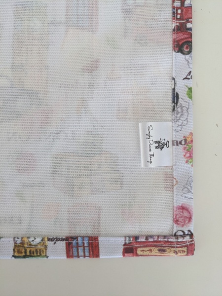 London Themed British Jubilee Tea Towel Grey - Simply Divine Things