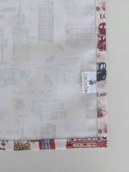 London Themed British Jubilee Tea Towel Pink - Simply Divine Things